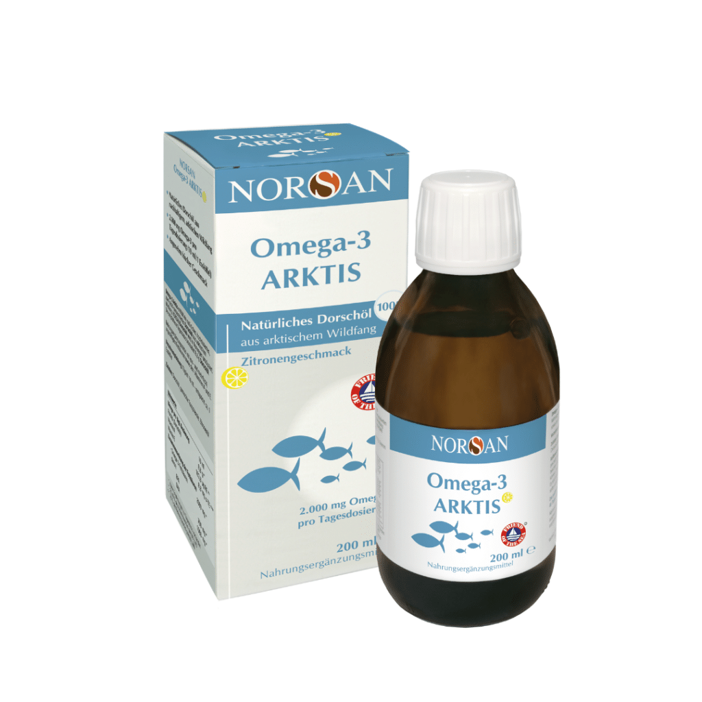 Omega-3 Arktis su vitaminu D, aliejus, 200ml – Norsan Lietuva