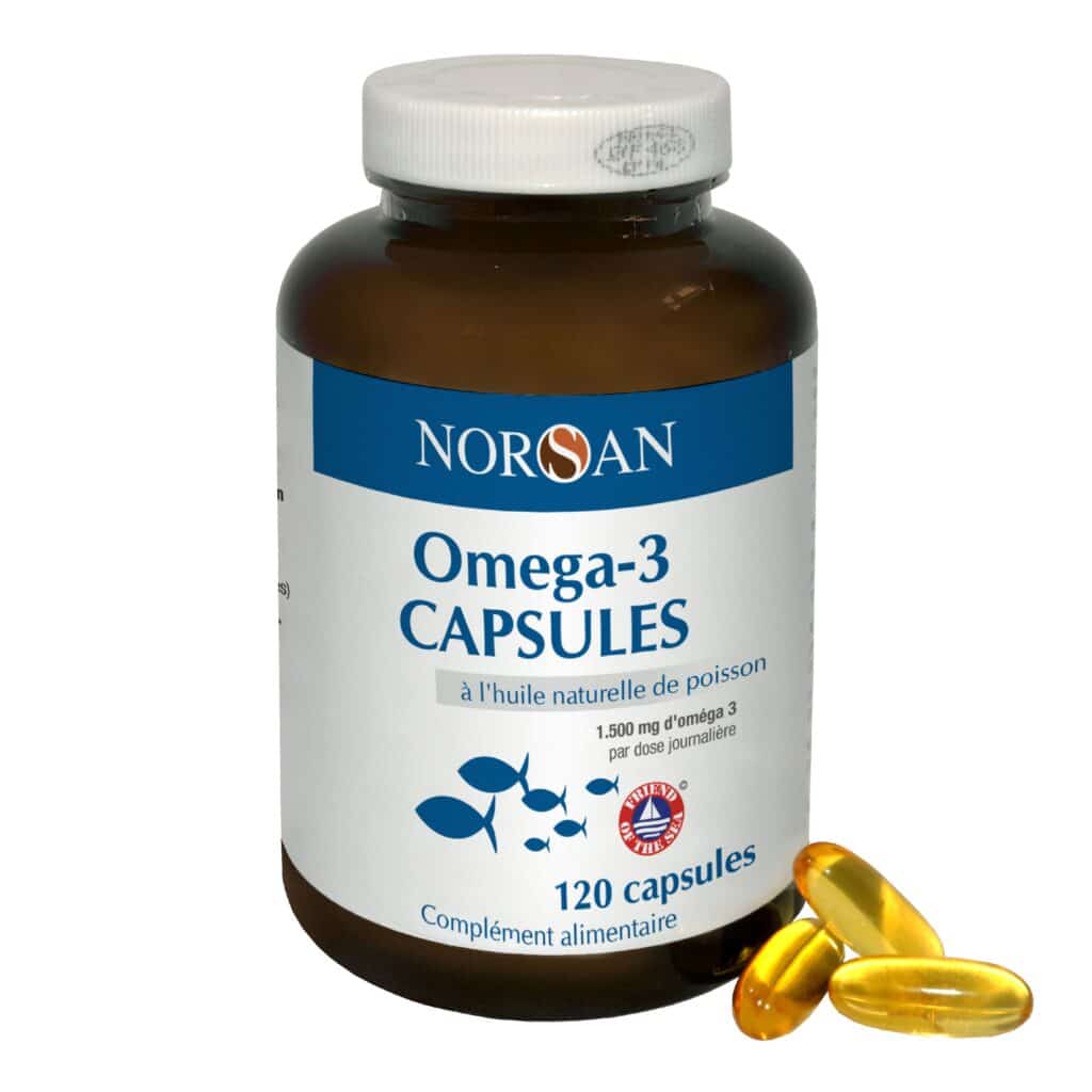 Omega-3 Capsules, kapsulės, 120 vnt. – Norsan Lietuva